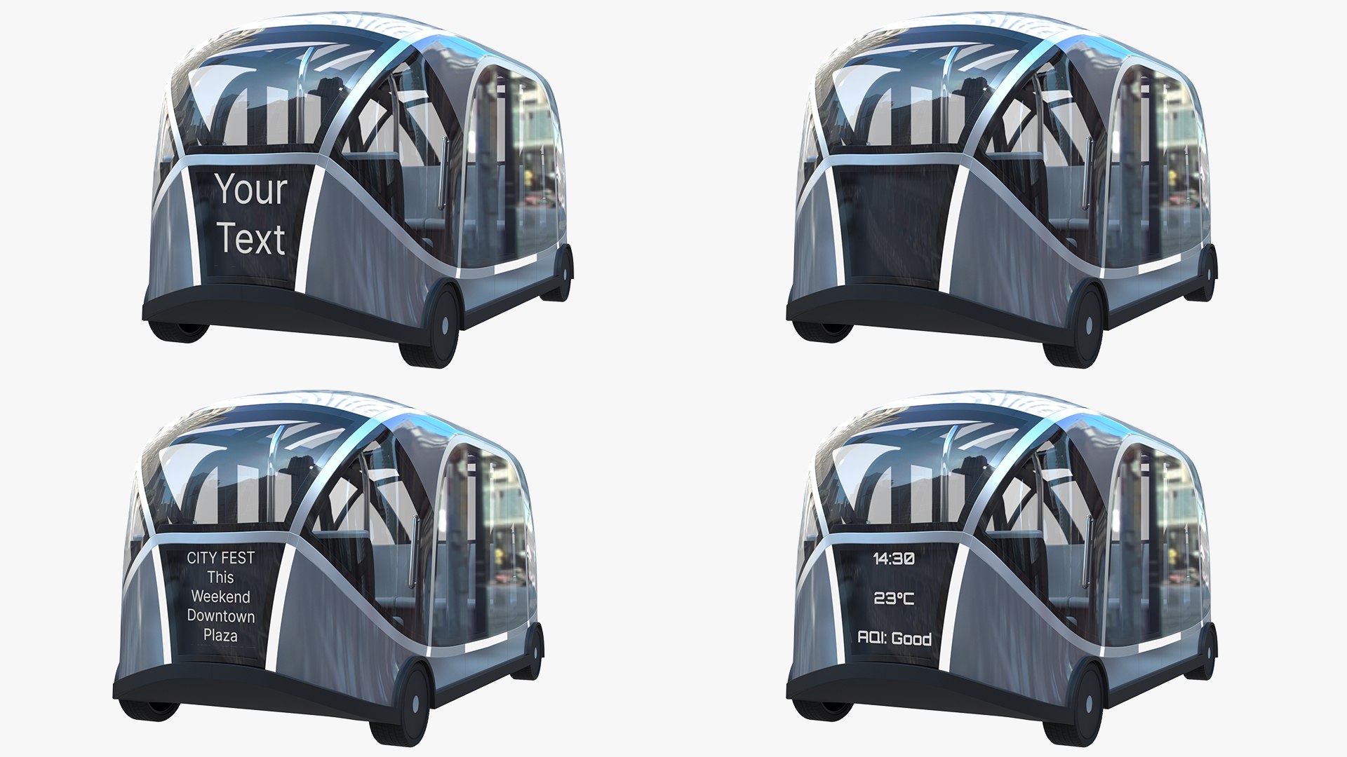 3D Autonomous City Shuttle Bus - TurboSquid 2332133