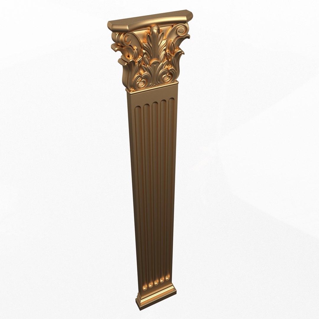 3D Column Capital 02 Model - TurboSquid 1959510