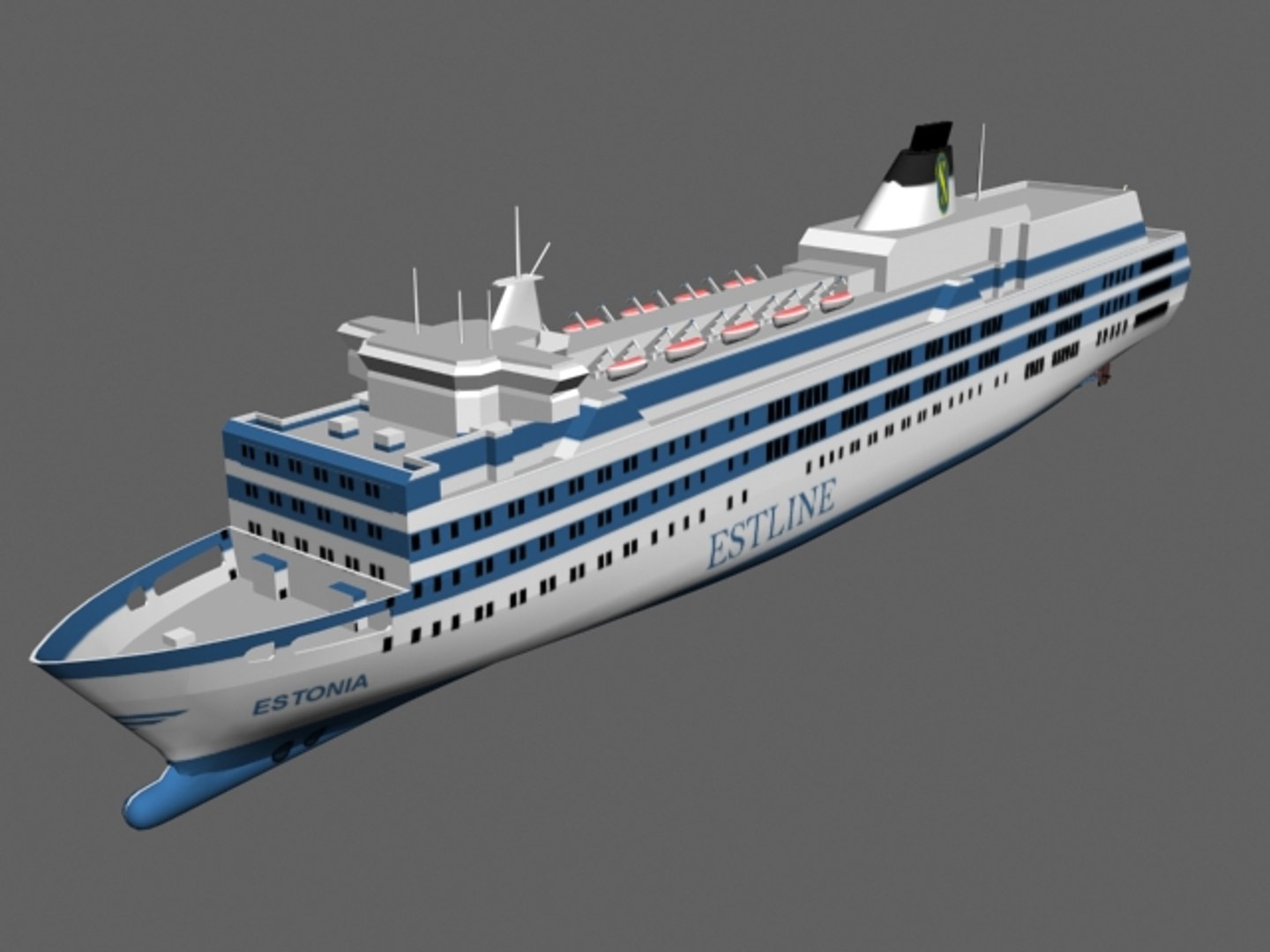 estonia disaster ship 3d 3ds