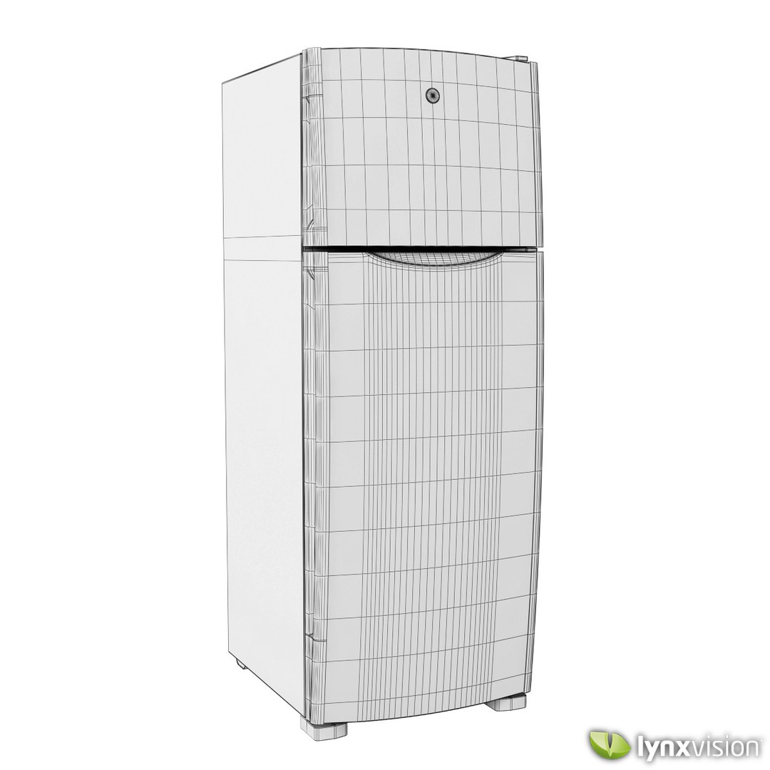 3ds Max Freezer Refrigerator
