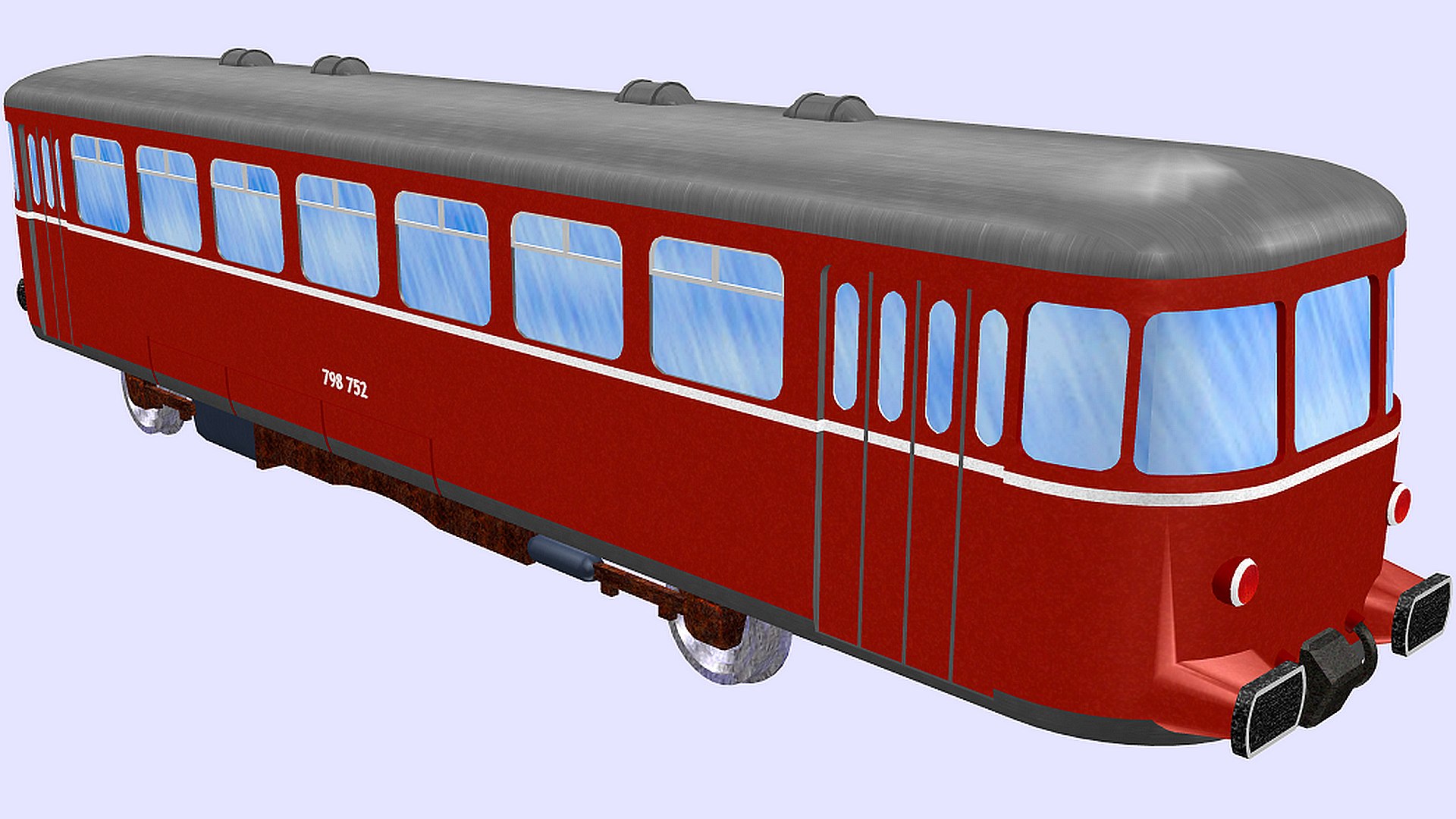 Vt 98 class 798 diesel railbus model - TurboSquid 1814056