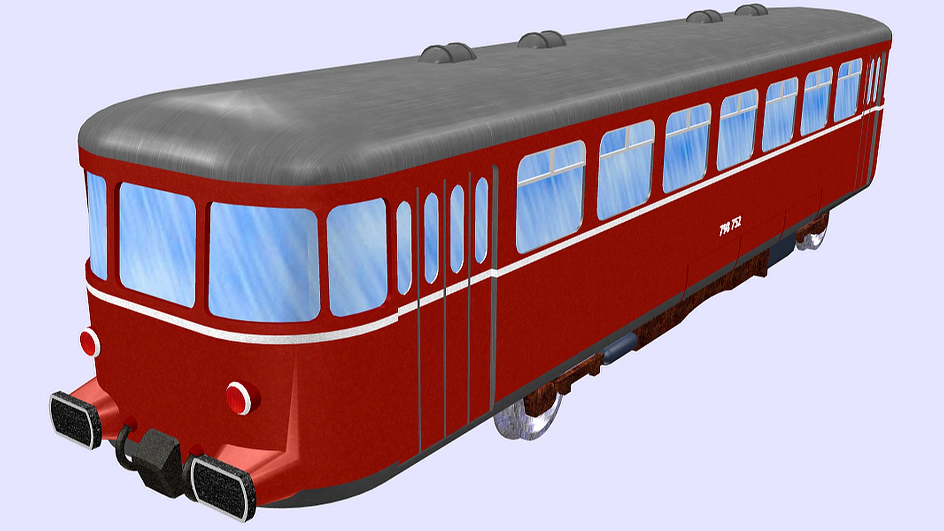 Vt 98 class 798 diesel railbus model - TurboSquid 1814056