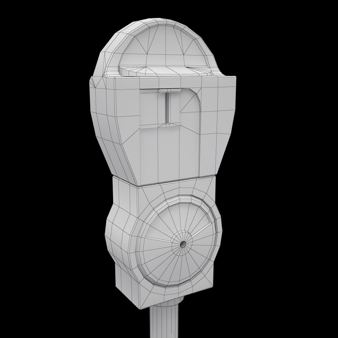 3d Parking Meter Model