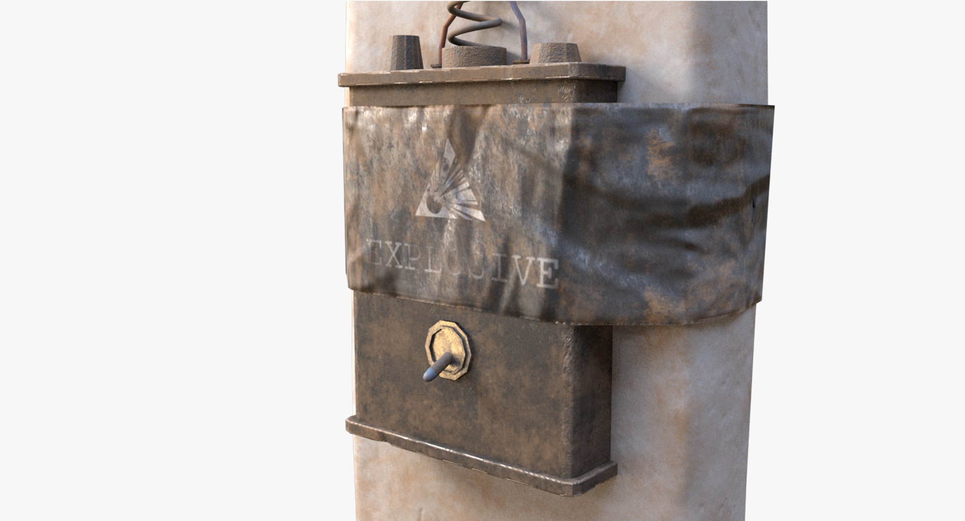 3D Model C4 Explosive Detonator - TurboSquid 1339671