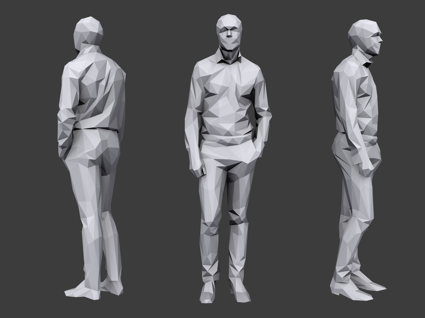 people pack business 3d model