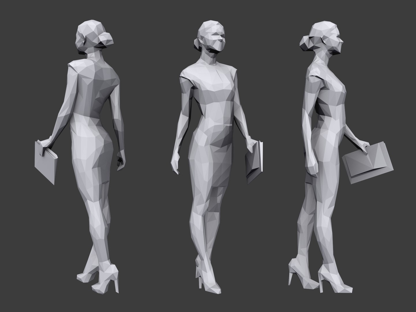 People Pack Business 3d Model