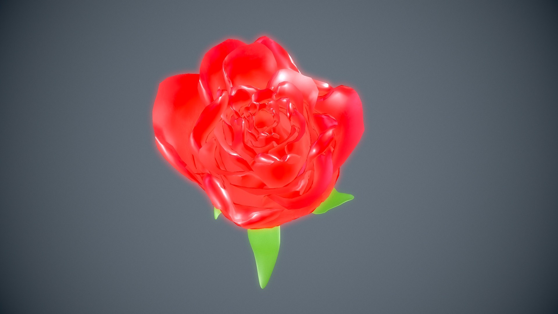 3D Red rose model - TurboSquid 1861563