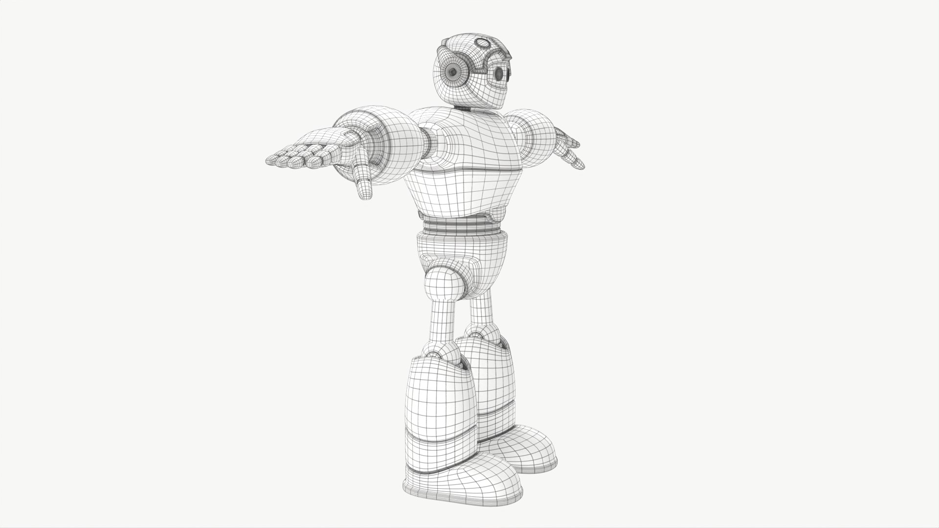 3D Stylized Futuristic Robot Tpose - TurboSquid 2342273