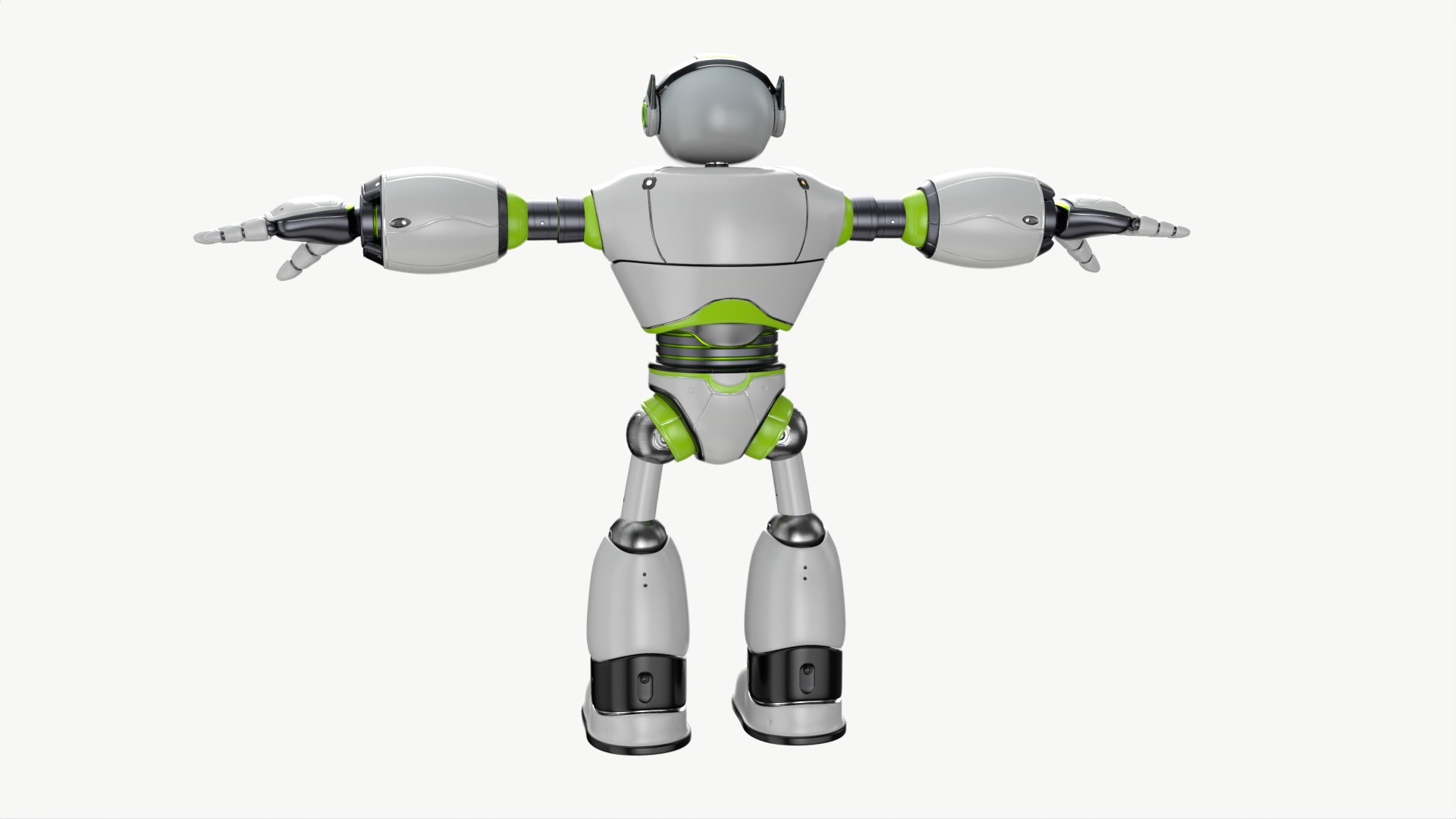 3D Stylized Futuristic Robot Tpose - TurboSquid 2342273