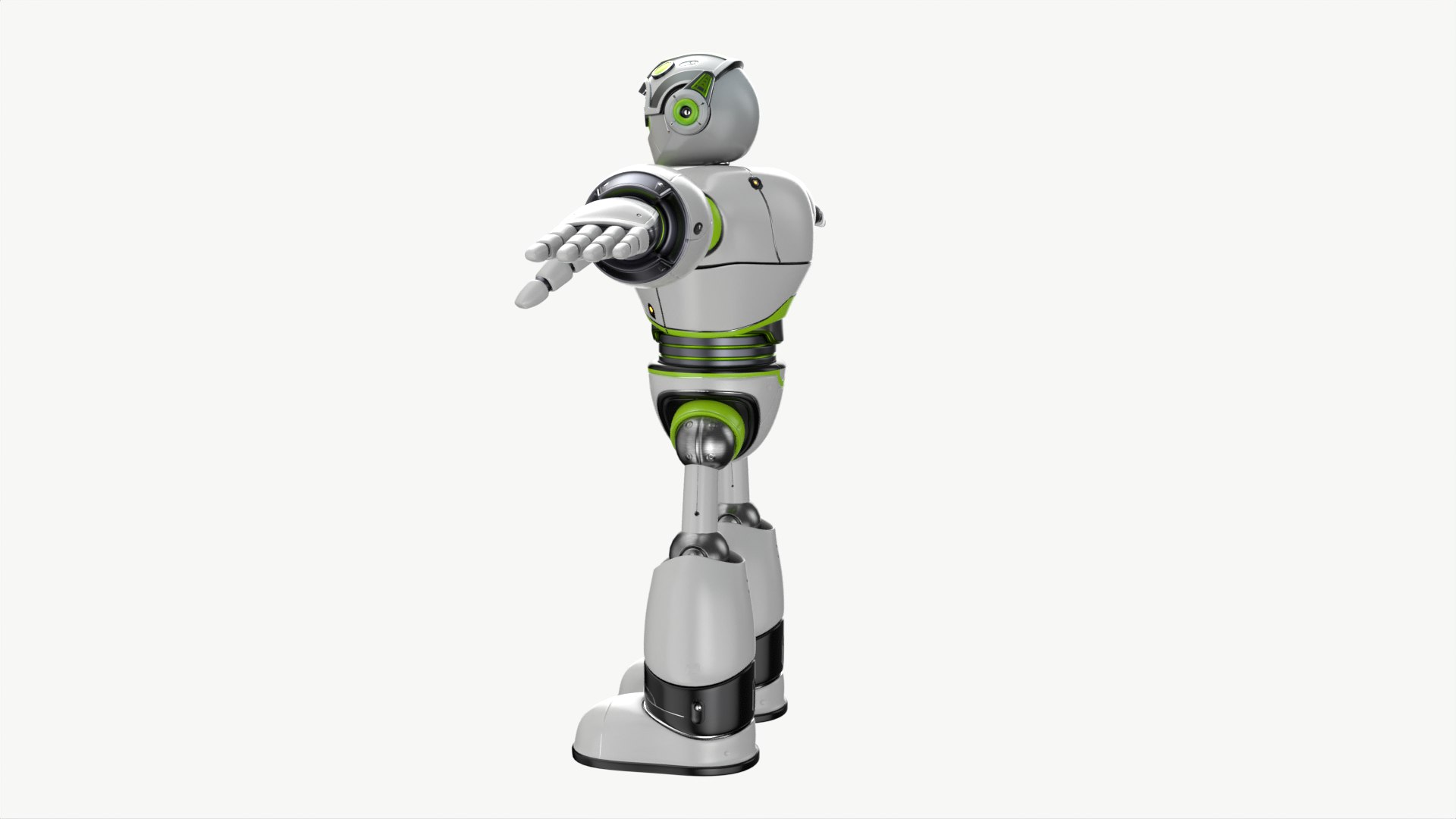 3D Stylized Futuristic Robot Tpose - TurboSquid 2342273