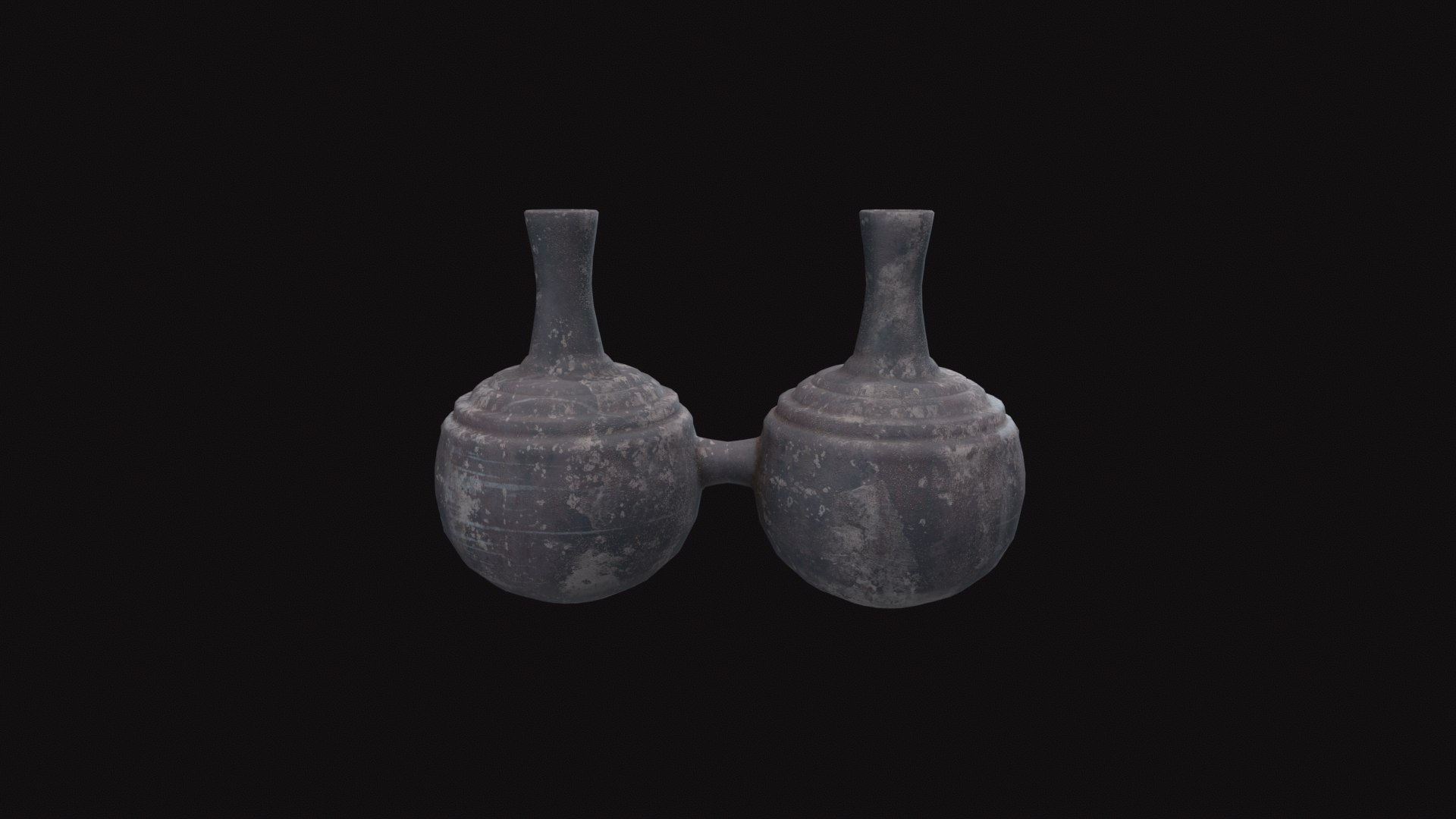 Medieval Double Clay Jar 3D - TurboSquid 2322178