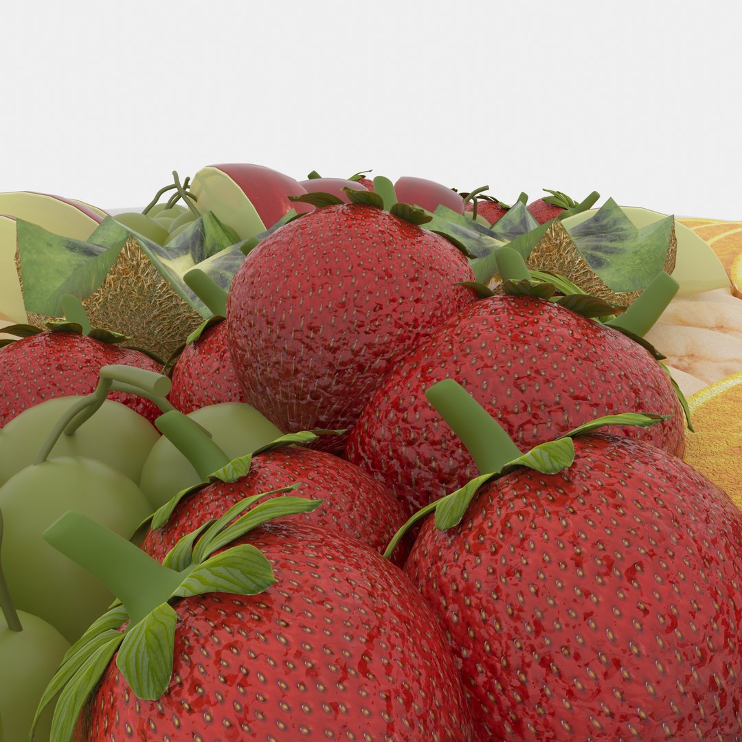 Fruit Platter 3D Model - TurboSquid 1718307