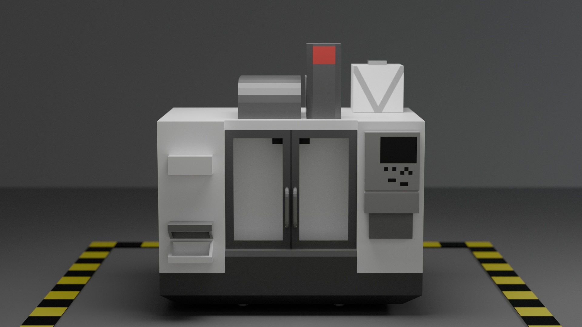 3D Milling Machines Pack - TurboSquid 2367125