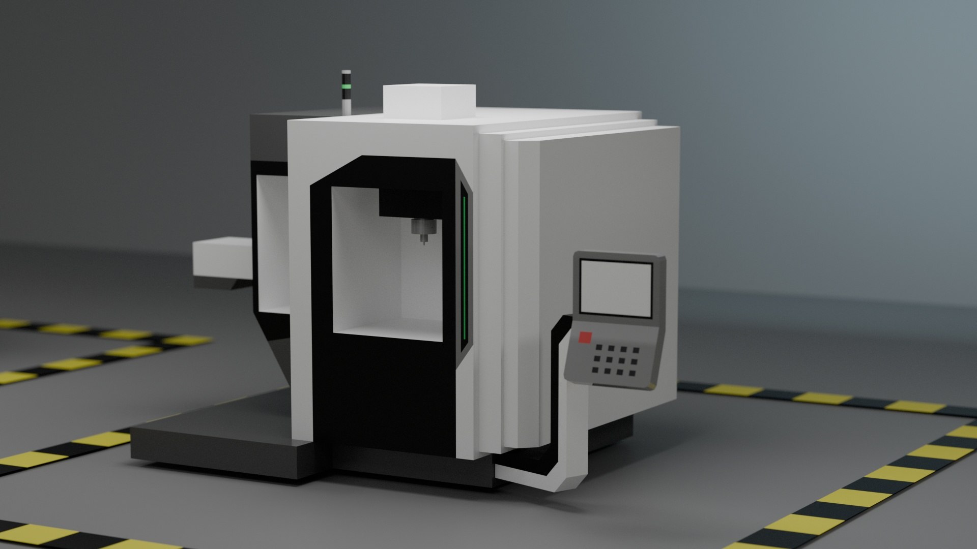 3D Milling Machines Pack - TurboSquid 2367125