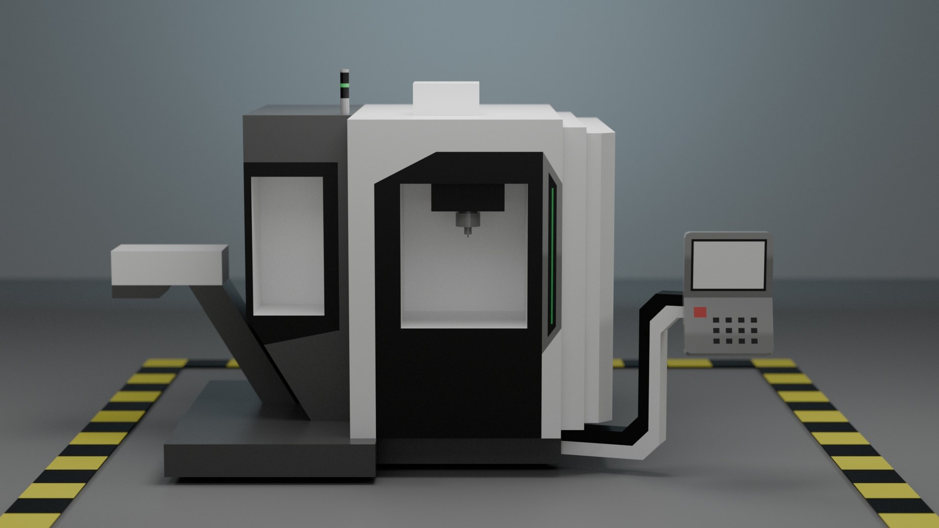 3D Milling Machines Pack - TurboSquid 2367125