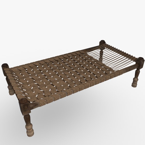 modelo 3d Cama india Chaarpai - TurboSquid 2112794
