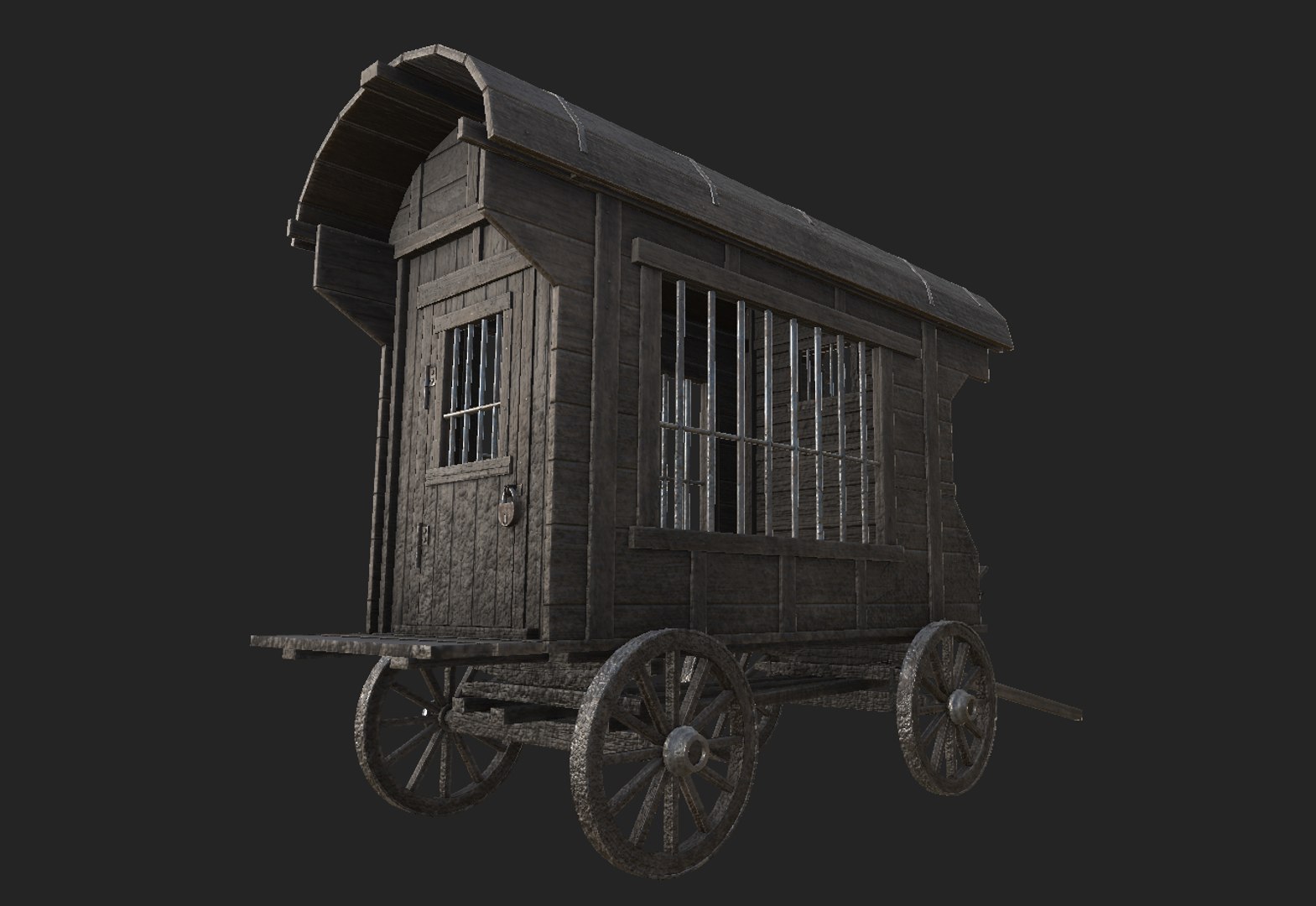 Prison Wagon 3D - TurboSquid 2014804