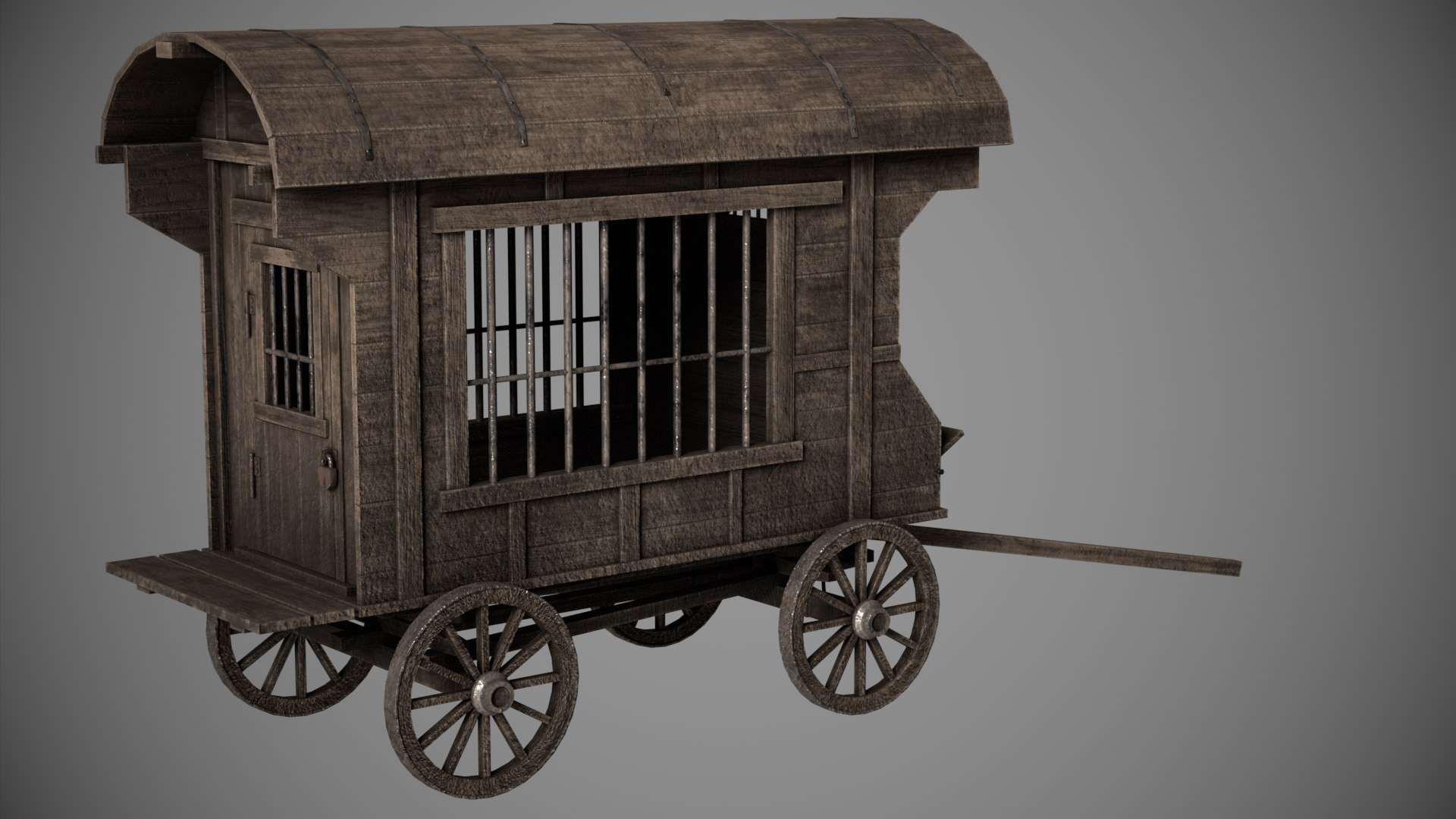 Prison Wagon 3D - TurboSquid 2014804