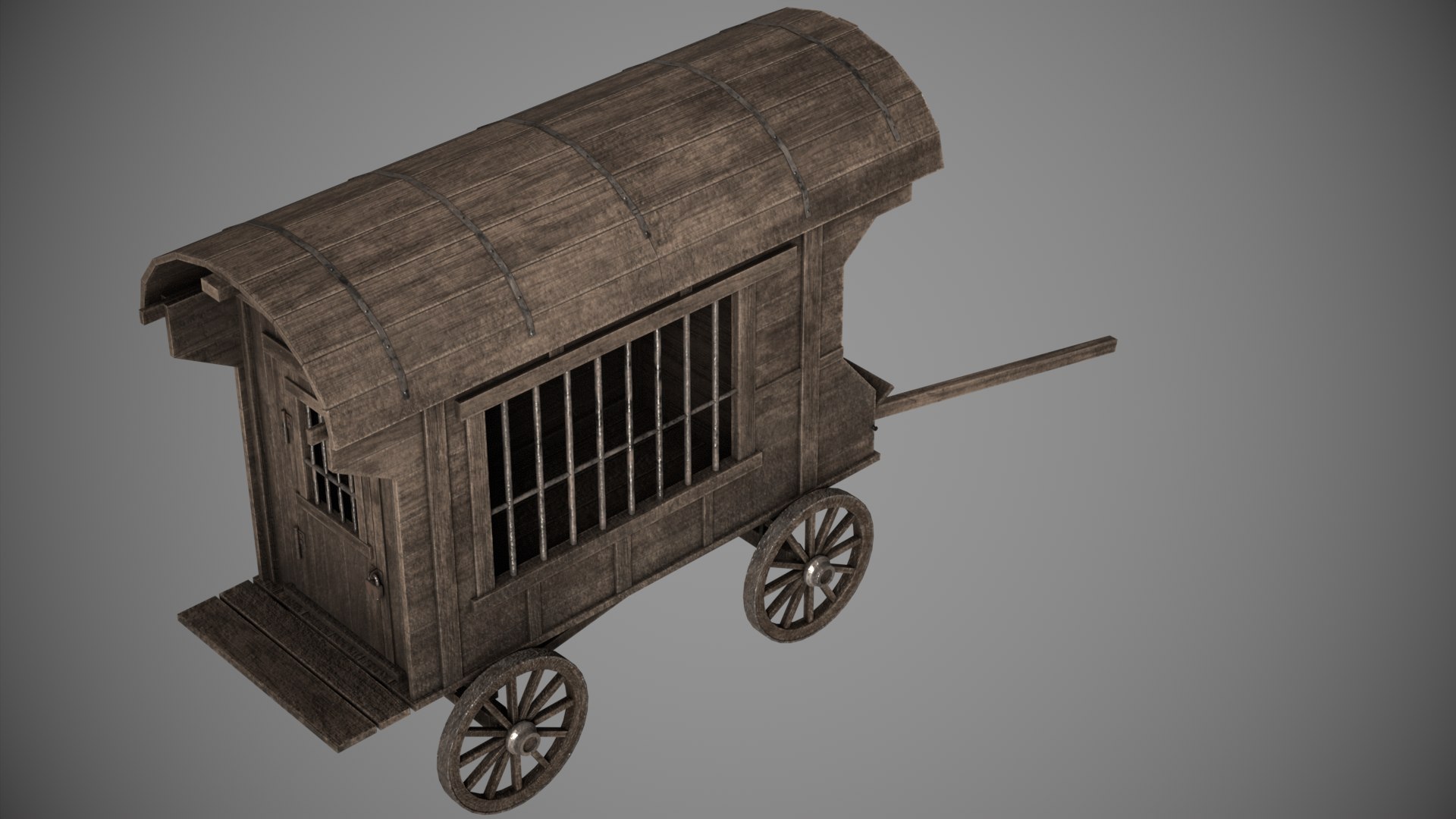 Prison Wagon 3D - TurboSquid 2014804