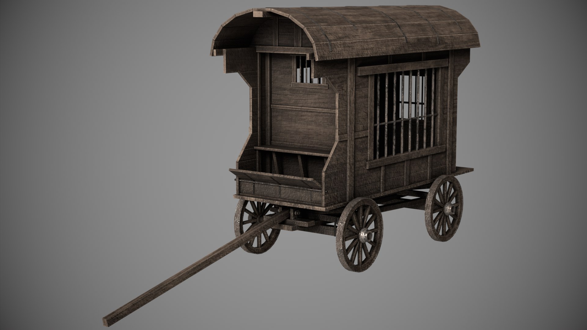 Prison Wagon 3D - TurboSquid 2014804