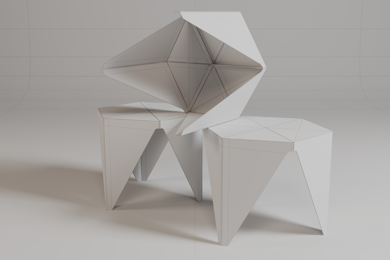 Prismatic Table 3D - TurboSquid 2123795