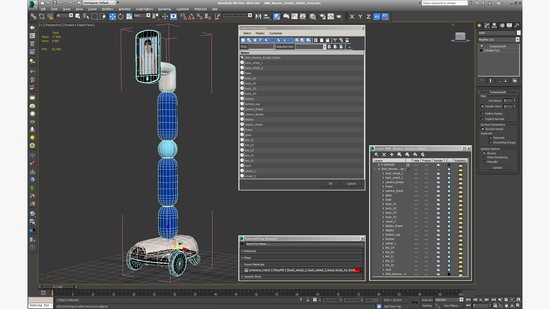 Ana newme avatar robot 3D model - TurboSquid 1591403