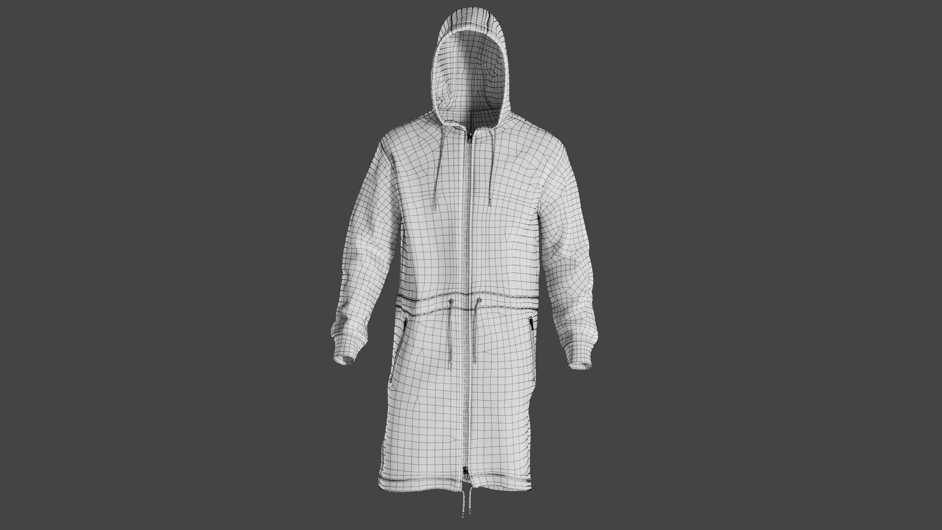 3D Realistic Men S Coat Model - TurboSquid 1600903
