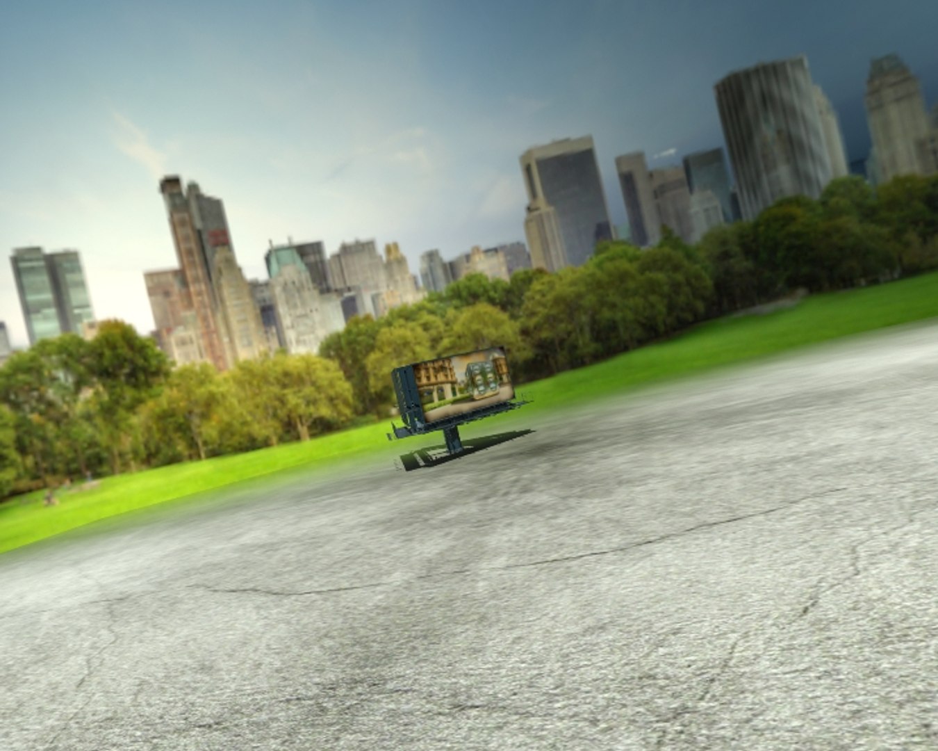 3d Advertisement Car Animation