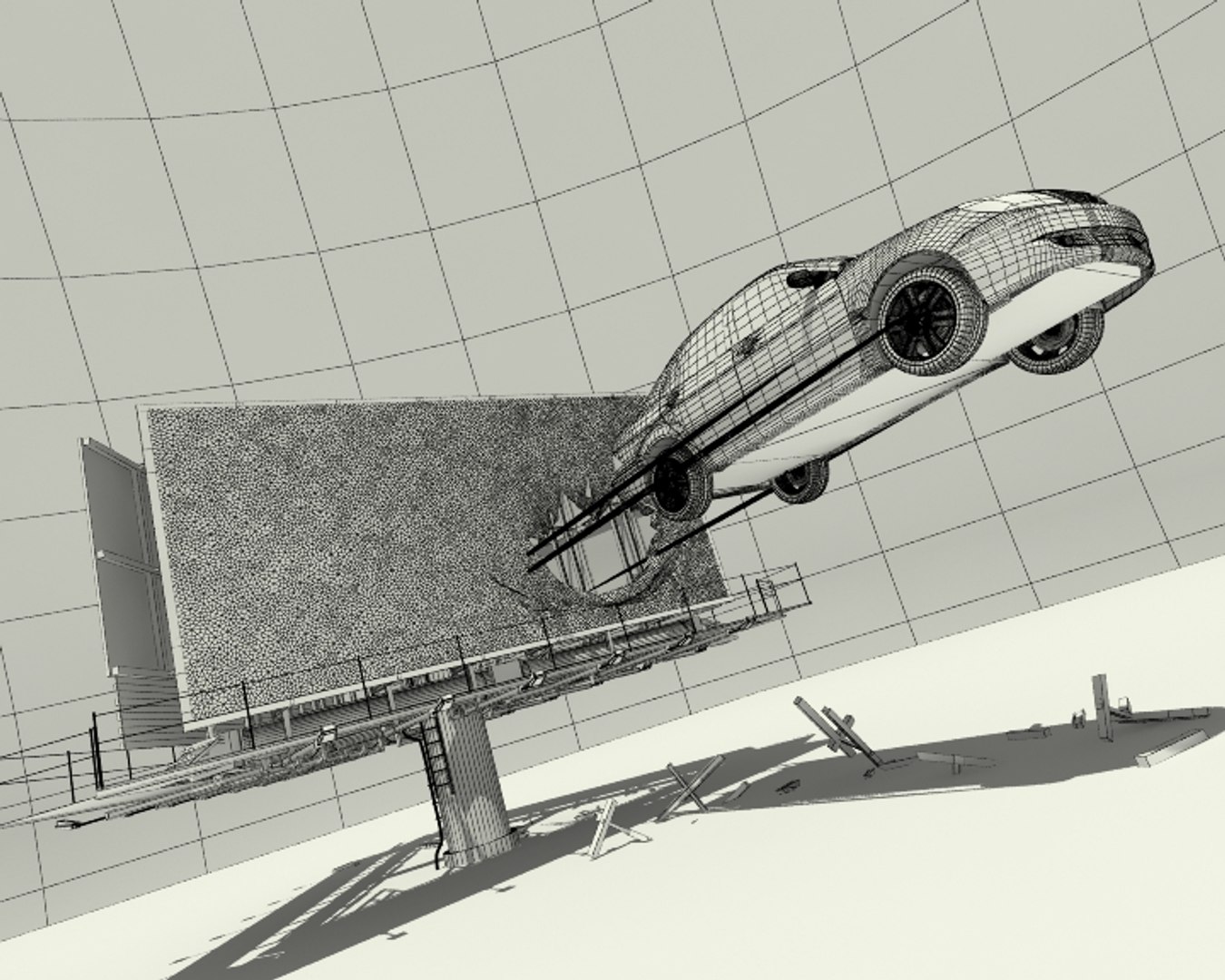 3d Advertisement Car Animation