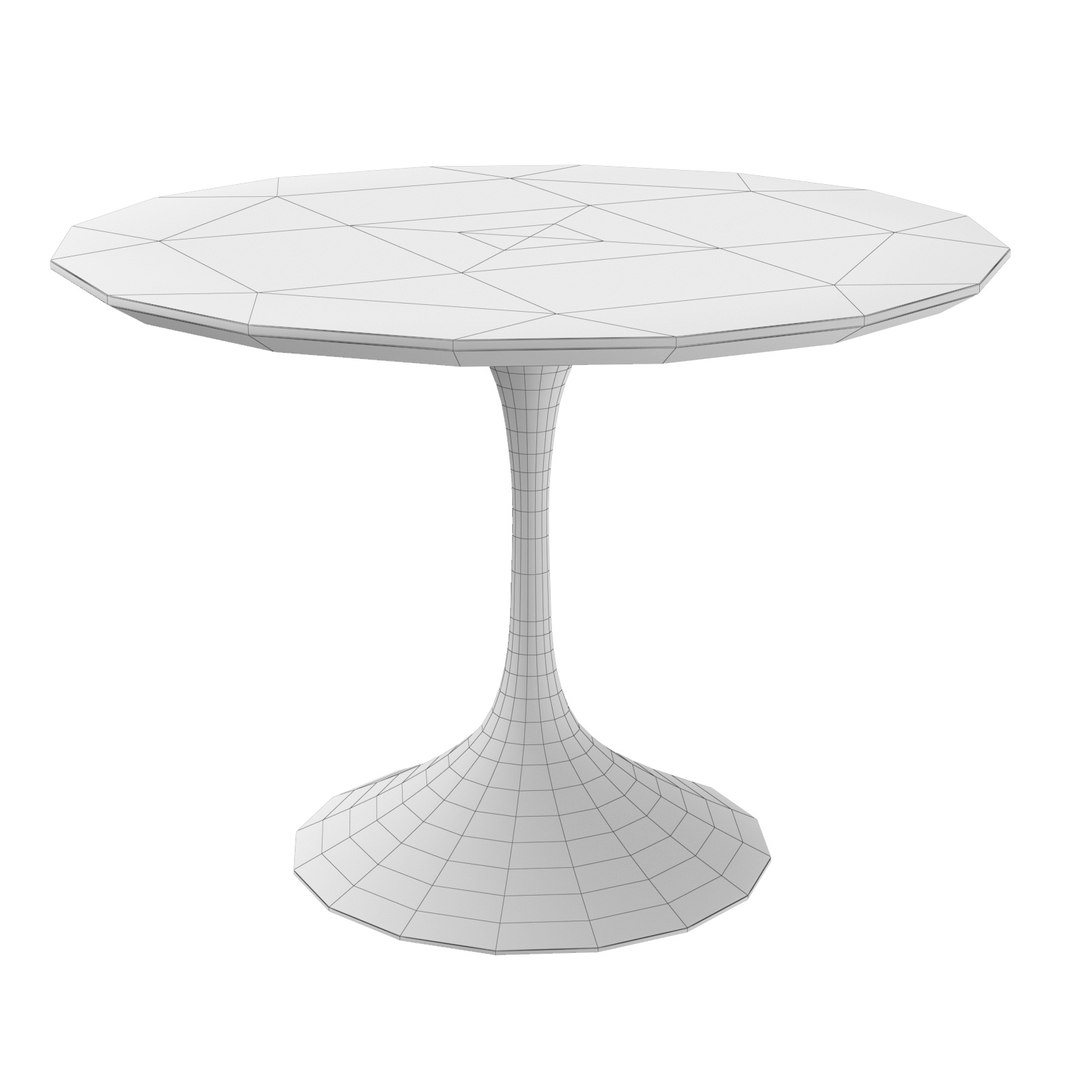 3D Model Aero Dining Table - TurboSquid 1420587