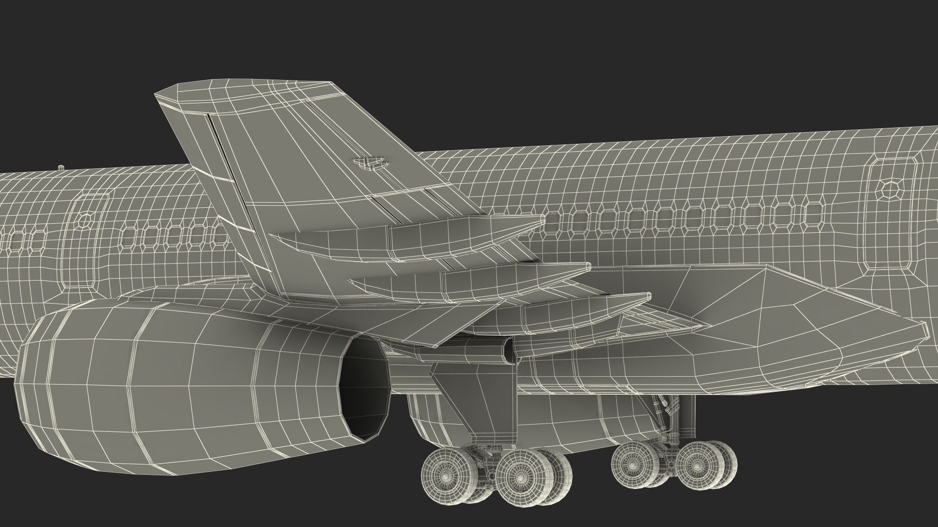 3d model donald trumps private boeing 757