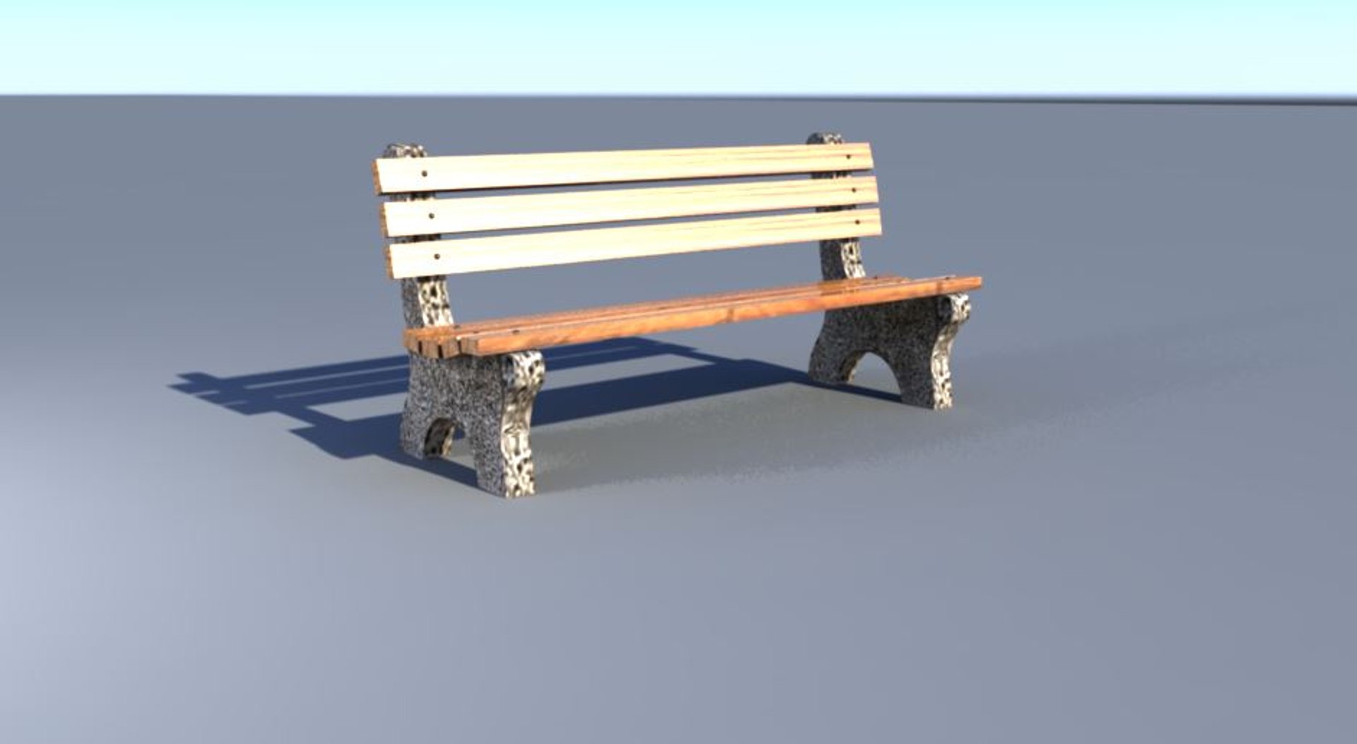 3D Model Park Bench - TurboSquid 1396171