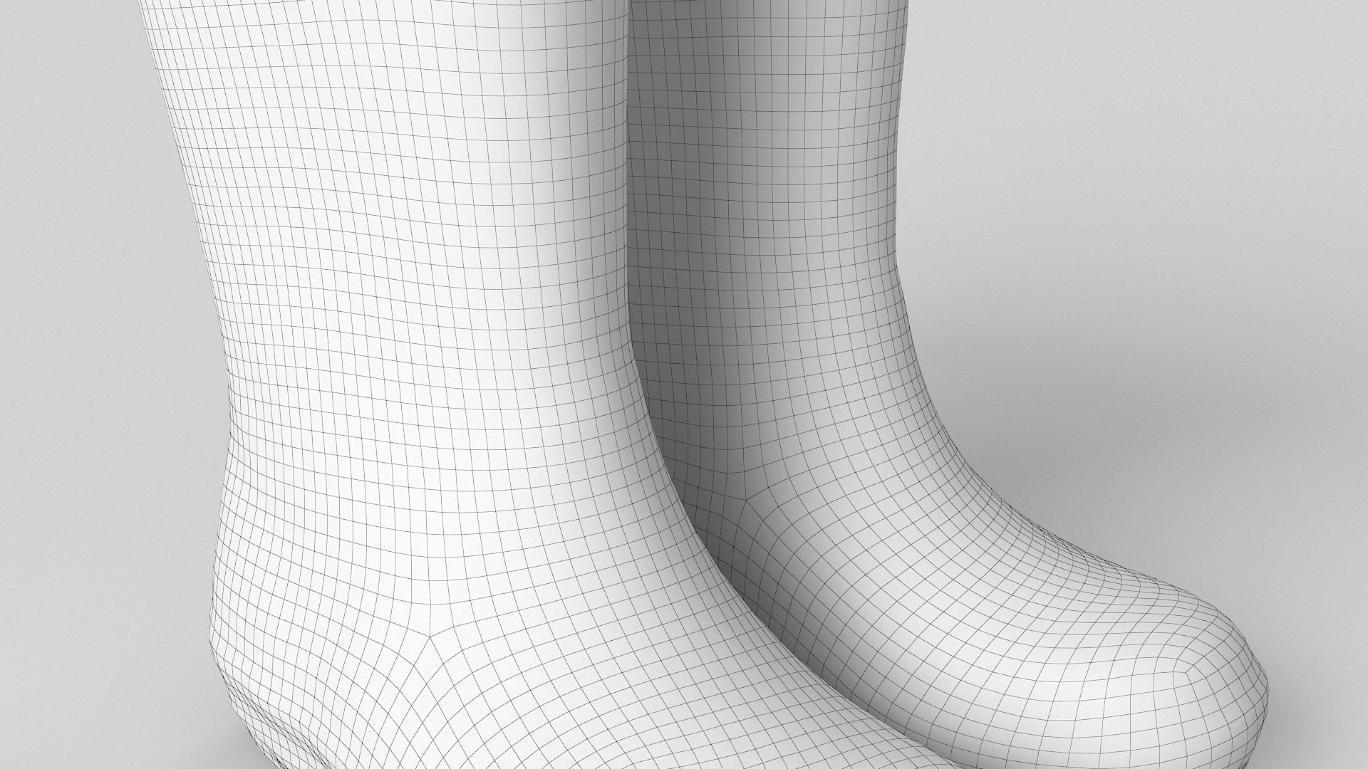 Rubber Boots Shoes 3D Model - TurboSquid 1670893