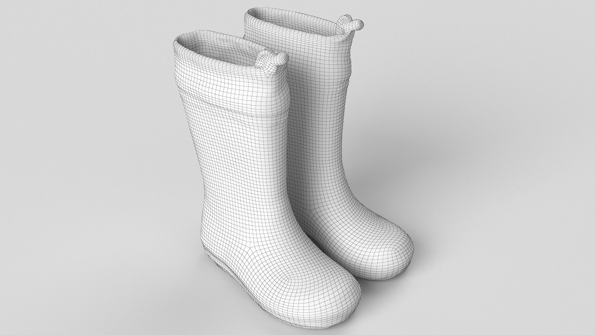 Rubber Boots Shoes 3D Model - TurboSquid 1670893