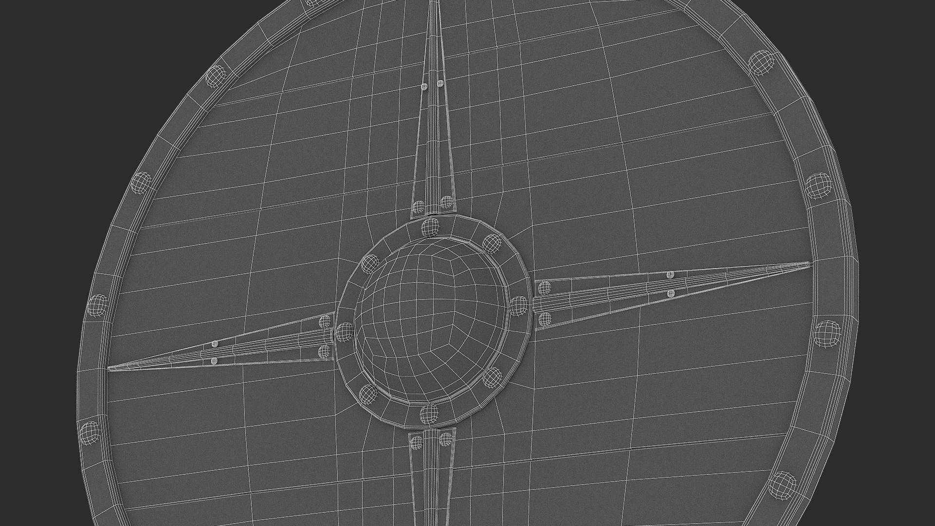 3D Model Viking Shield V4 Design 1 - TurboSquid 2285390