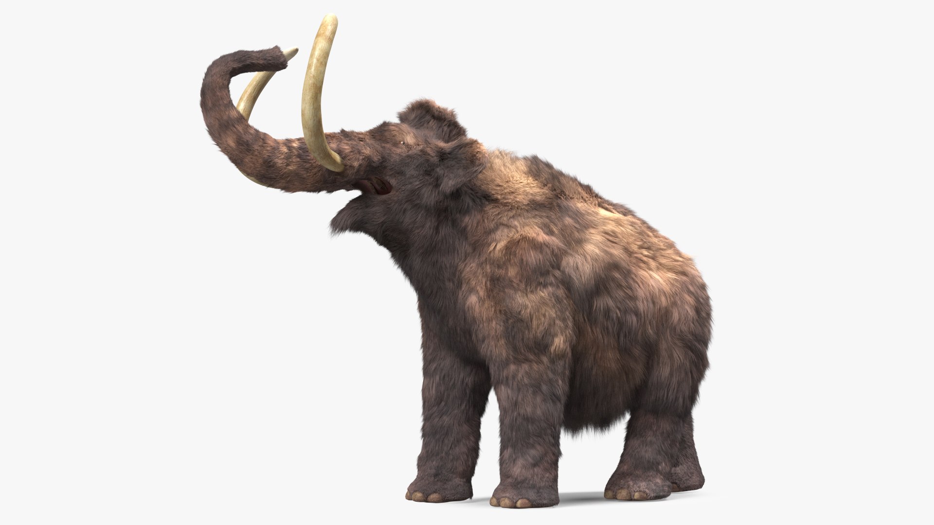 Prehistoric Humans And Mammoth Fur Rigged Collection 3D - TurboSquid ...