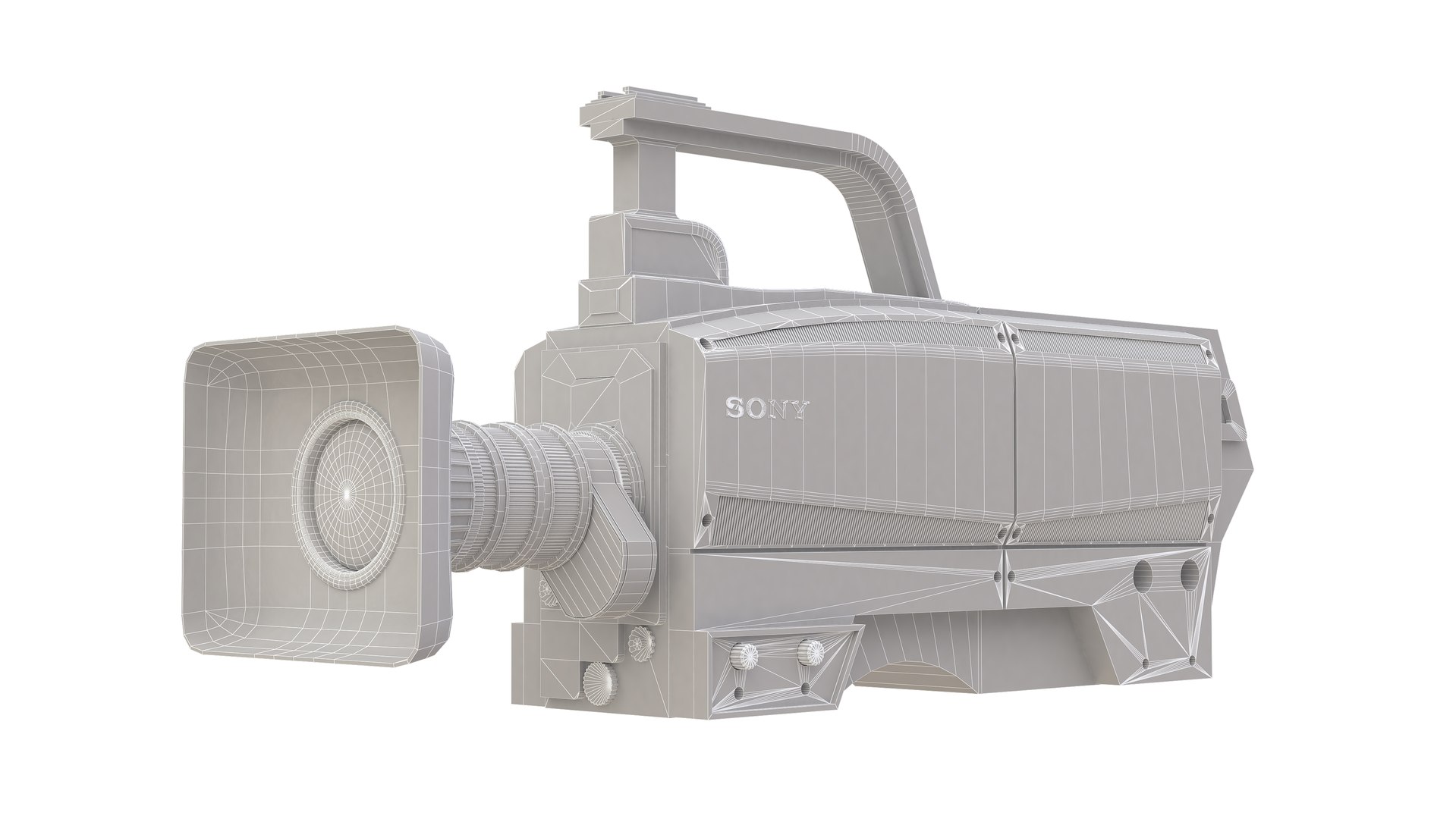 Tv Camera Studio 3D Model - TurboSquid 1530593