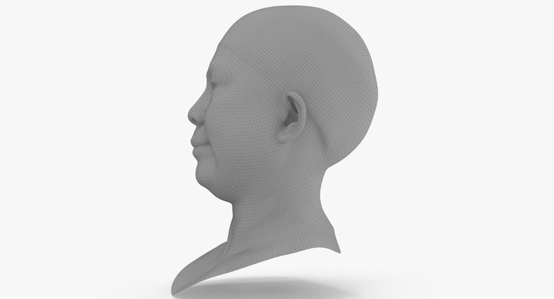 Mei Human Head Dimpler AU14 Clean Scan 3D Model - TurboSquid 1746930