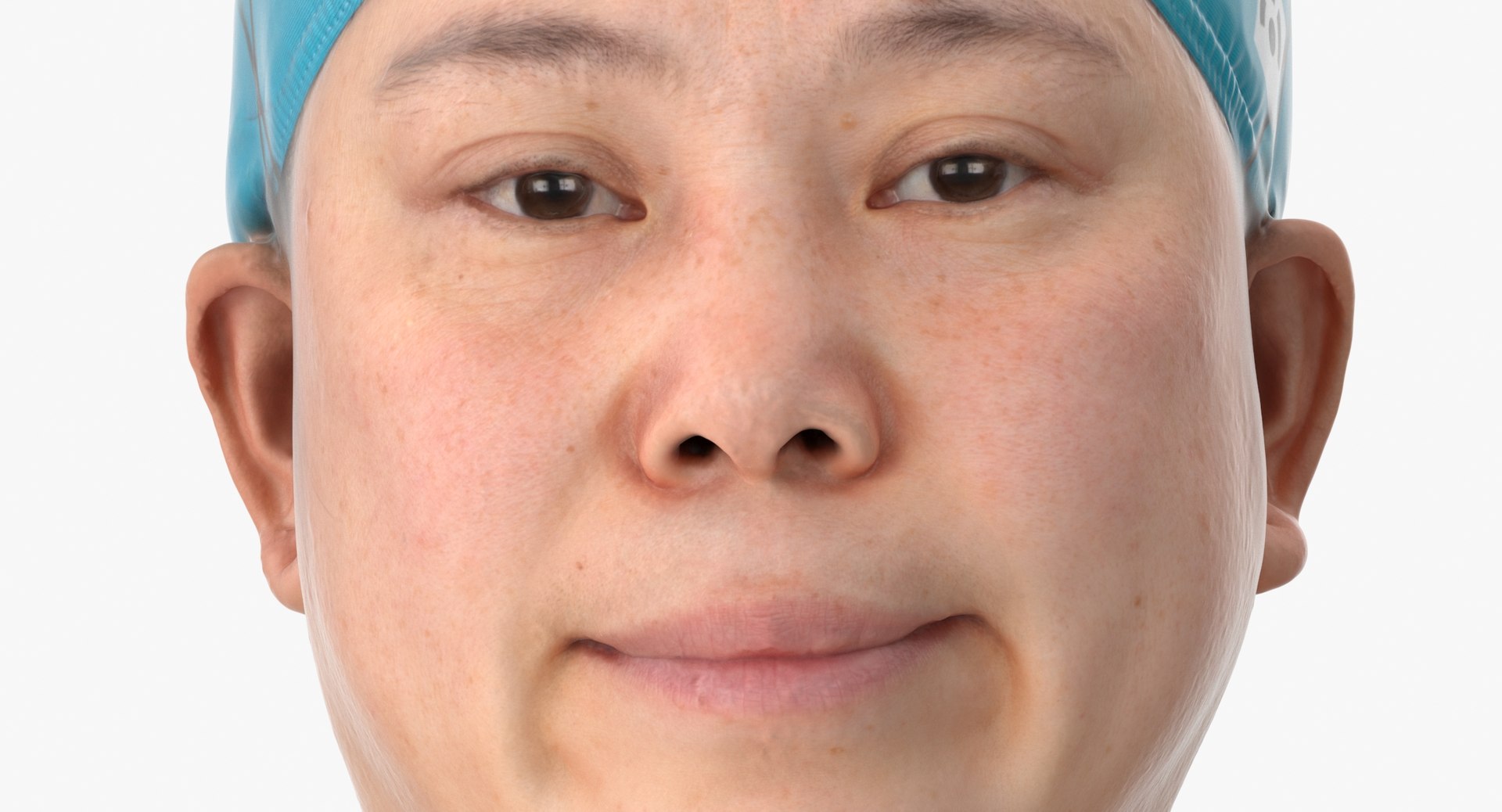 Mei Human Head Dimpler AU14 Clean Scan 3D Model - TurboSquid 1746930