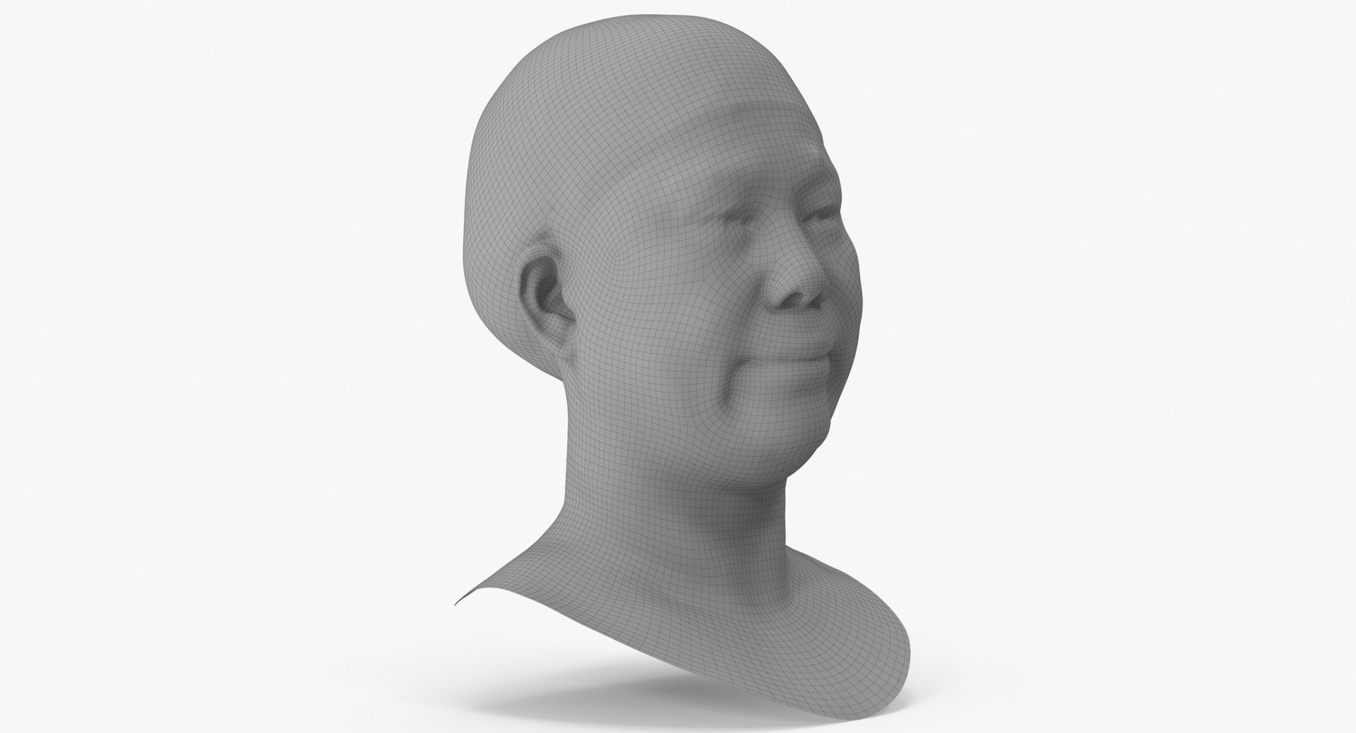 Mei Human Head Dimpler AU14 Clean Scan 3D Model - TurboSquid 1746930