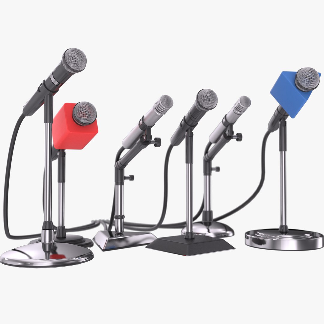 3D Microphones - TurboSquid 1964413