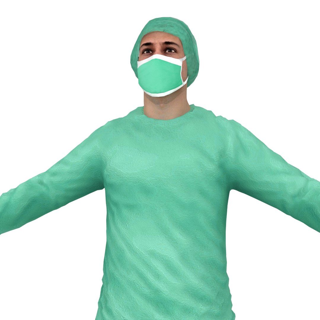 3d Doctor Character Human Model