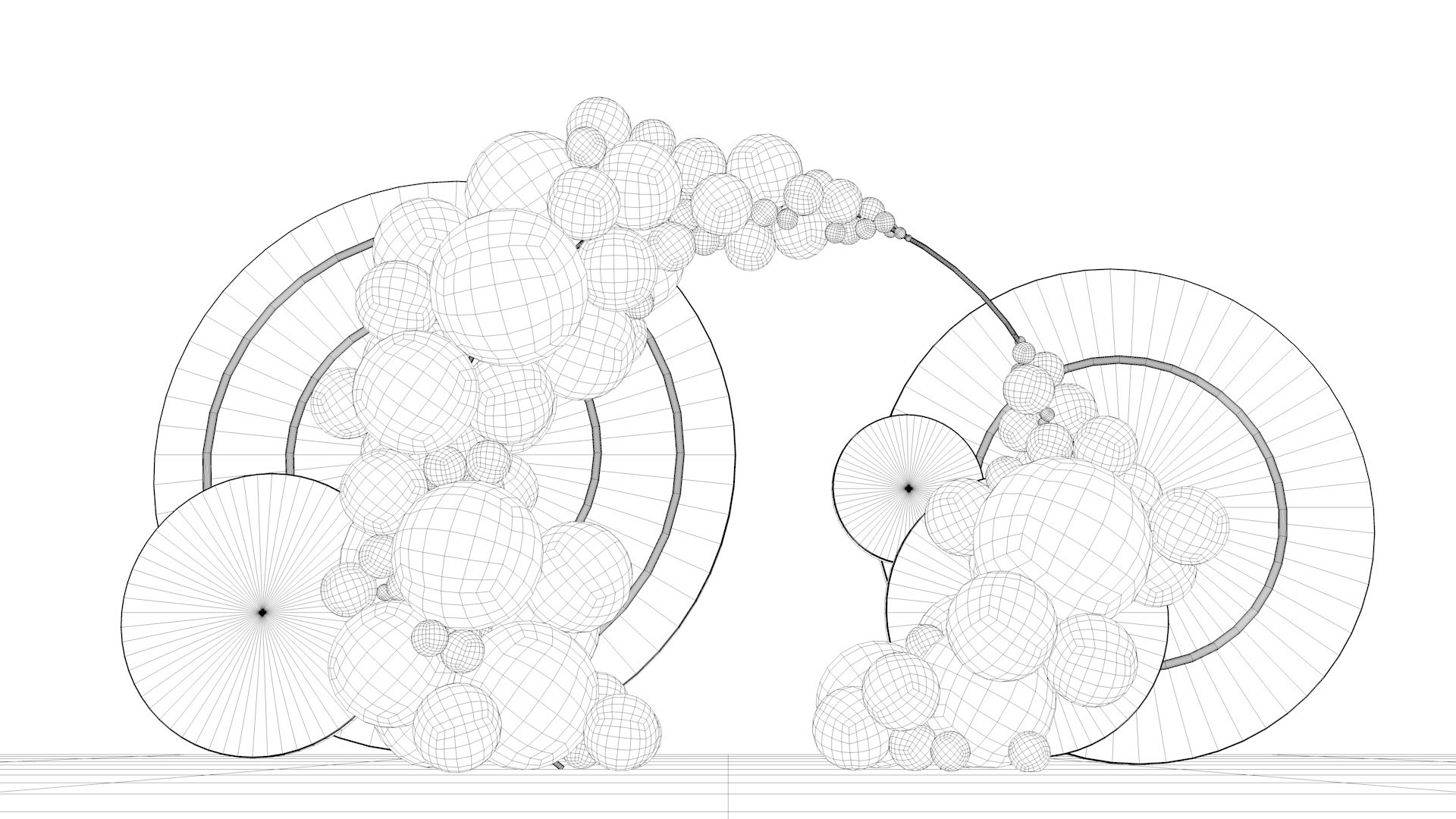 3D Wedding Balloon Arch - TurboSquid 2199932