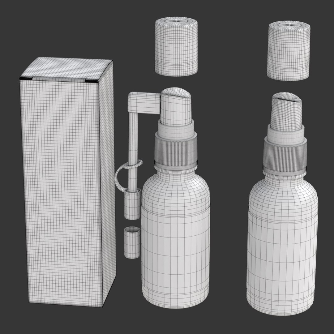 Propolis Spray Bottle Model - TurboSquid 2282927