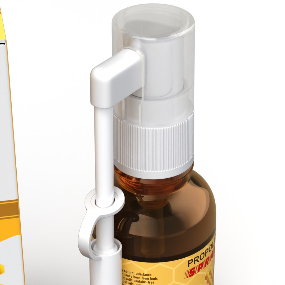 Propolis Spray Bottle Model - TurboSquid 2282927