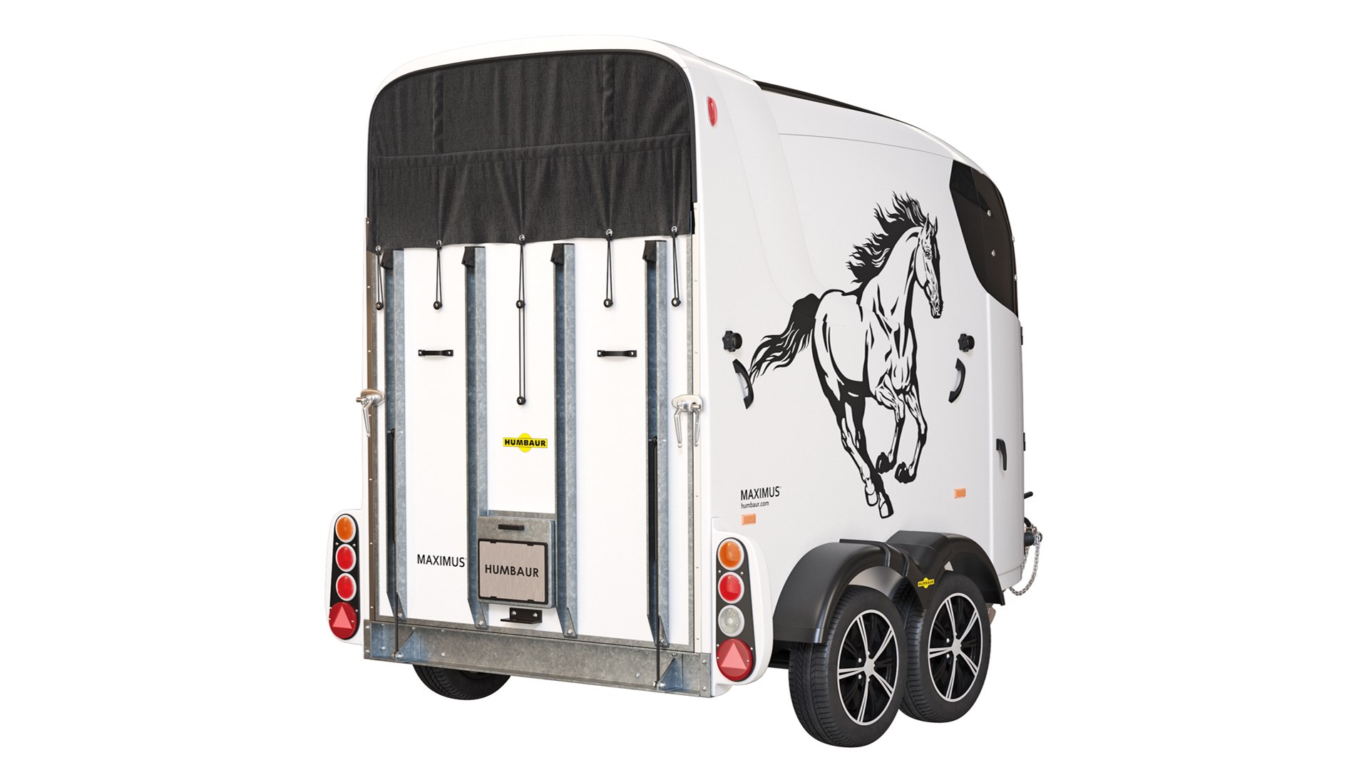 3D Humbaur Maximus Horse Trailer - TurboSquid 2127728