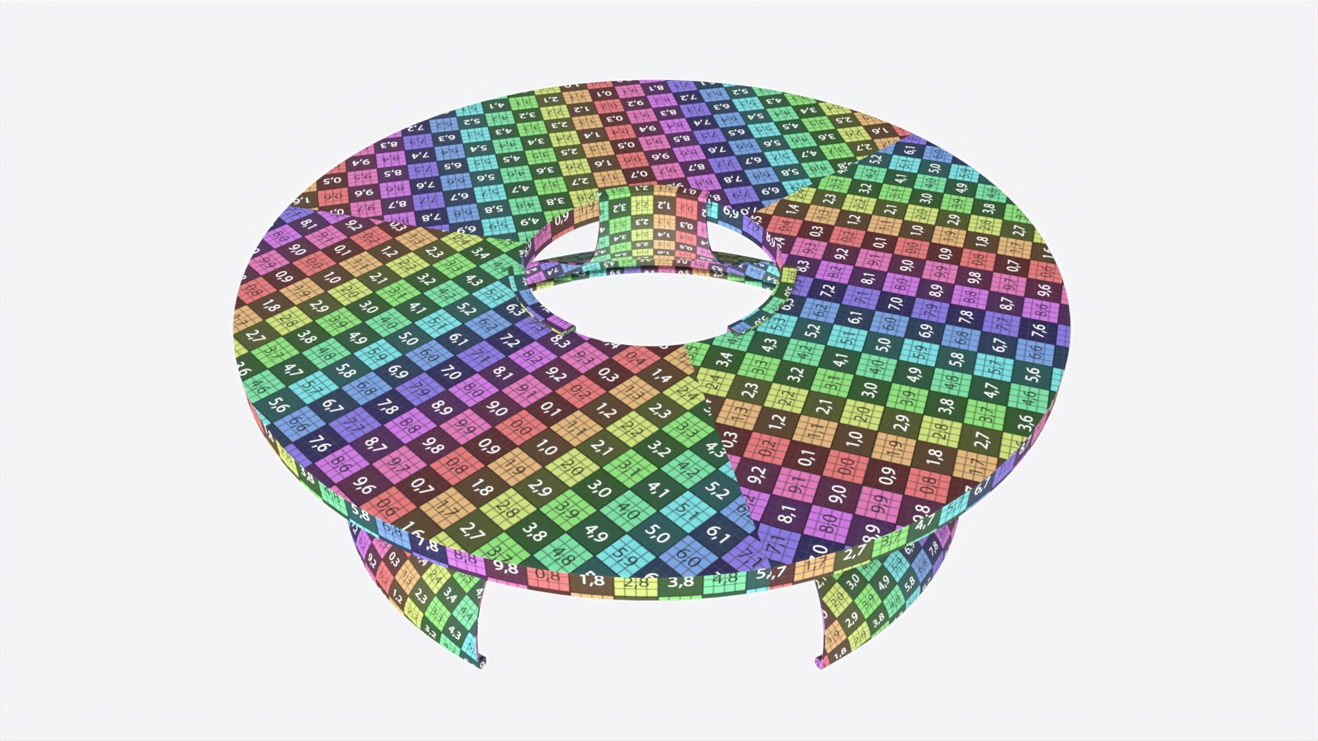 3D Cocktail Table Baker Discus Model - TurboSquid 2101005