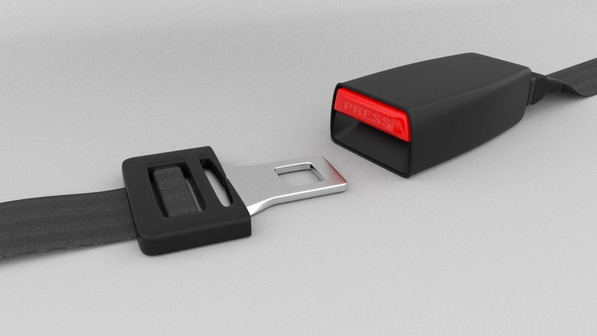 3d Seatbelt Seat Belt Model