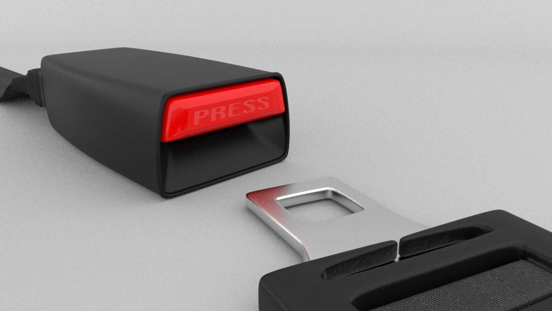 3d Seatbelt Seat Belt Model