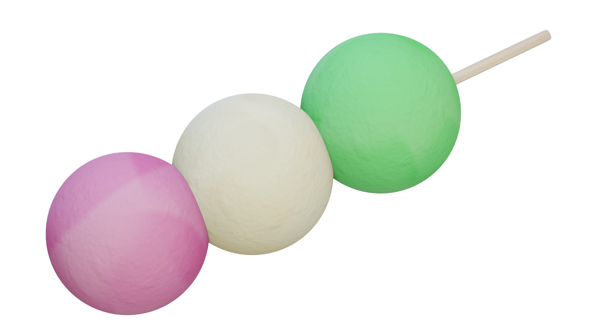 3D Dango Japanese Food - TurboSquid 1753676